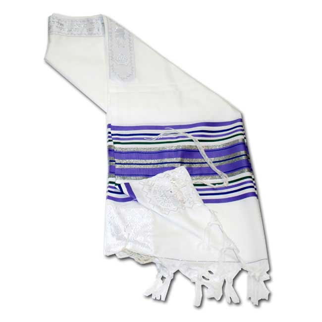 "Noi" Prayer Shawl. Colorful Prayer Shawl from Israel.