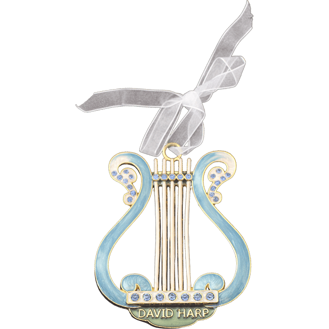 Inspriational David Harp Wall Hanging