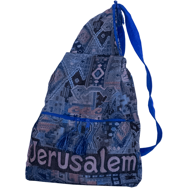 Jerusalem travelling bag woven Druze in Israel.