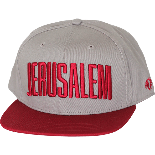 Tan and Red Jerusalem Hat