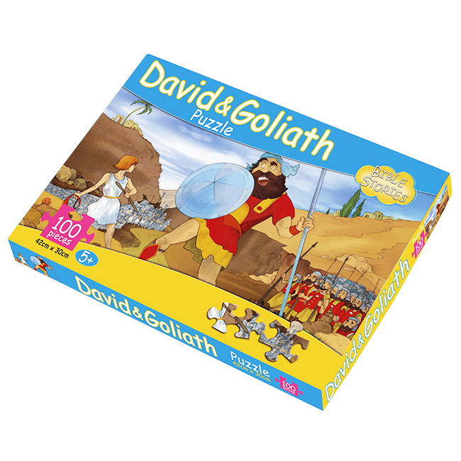 David and Goliath Puzzle, 100 Pieces