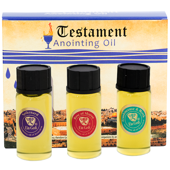 Anointing Oil from the Holy Land - JesusBoat.com